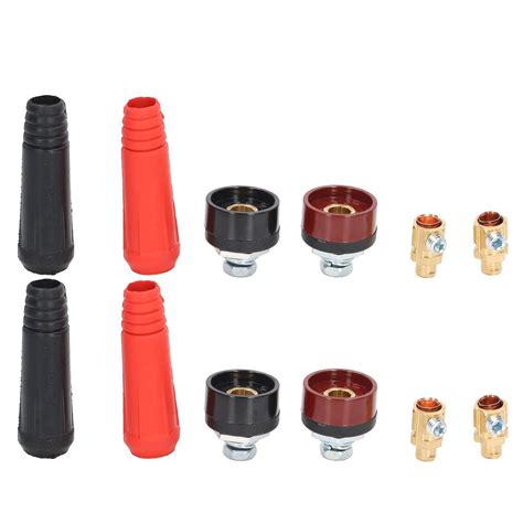 12pcs Welding Lead Connector Welding Cable Panel Connector Quick