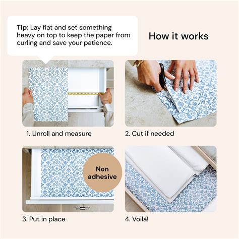 Elodie Essentials Scented Drawer And Shelf Liner Royal Damask