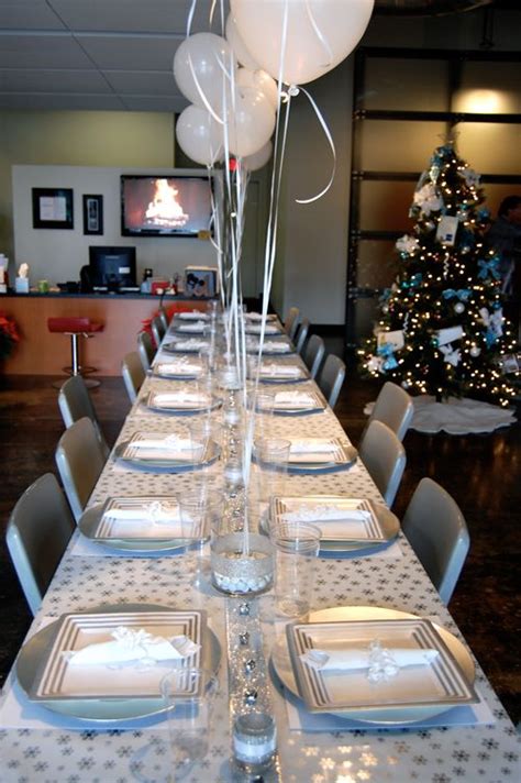 Winter Wonderland Themed Company Christmas Party On A 50 Budget