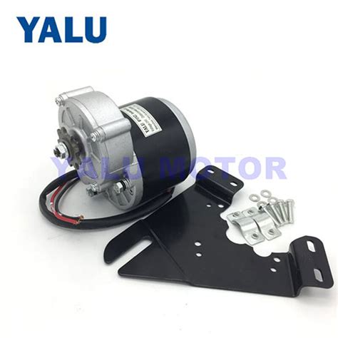 E Scooter Miniature Brush Dc Motor My1016z2 24v With Install Bracket