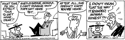 Momma By Mell Lazarus For December 17 2016 Gocomics