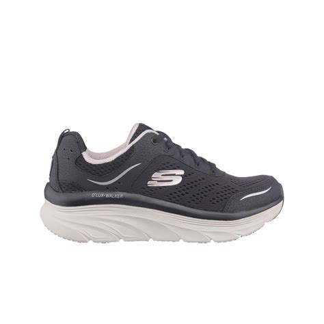 W 스케쳐스 디럭스 워커 블랙 핑크 Skechers Kream
