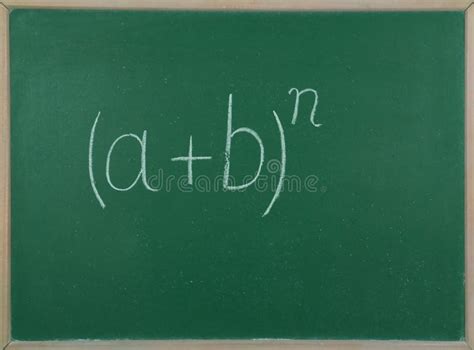 Binomial Theorem In Mathematics Stock Image Image Of Double Largest