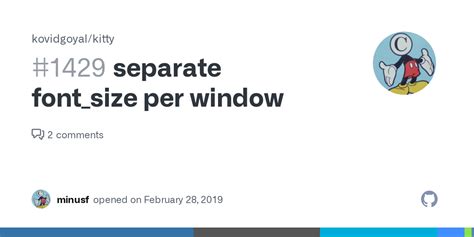 separate font size per window · issue 1429 · kovidgoyal kitty · github