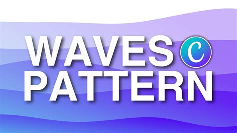 How To Create Waves Pattern In Canva Youtube