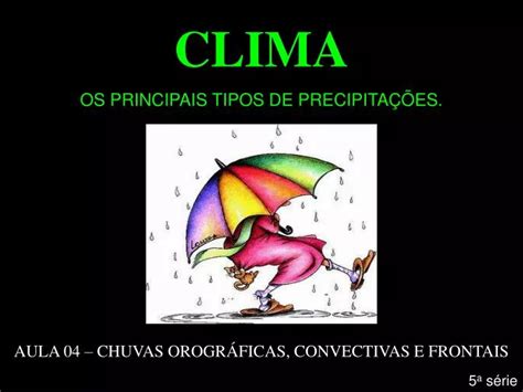 Ppt Clima Os Principais Tipos De PrecipitaÇÕes Aula 04 Chuvas