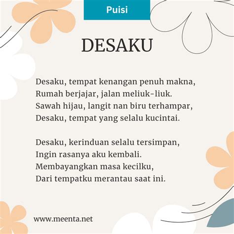 10 Puisi Pendek Berbagai Tema Dari Keluarga Sekolah Dan Alam