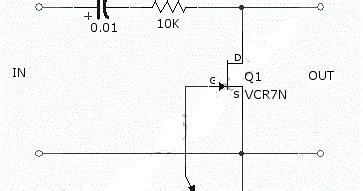 Voltage Controlled Attenuator VC Using FET Super Circuit Diagram
