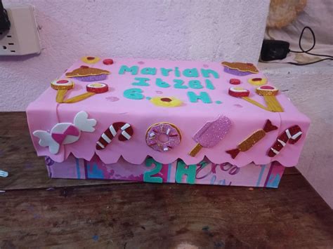 Caja Cartón Decorada Cajas Decoradas Para Guardar Libros Caja