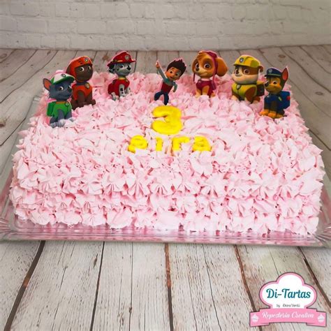 Tarta Sheetcake En Plancha Cuadrada Realizada En Manga Rosa Con