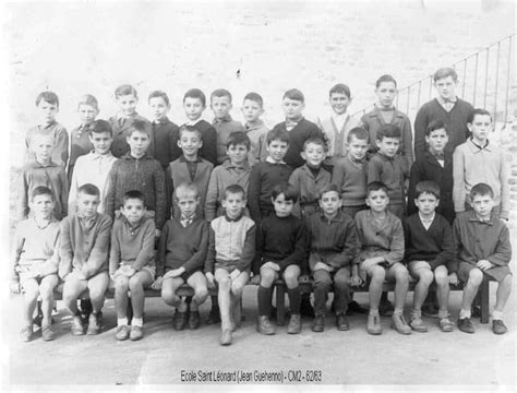 Photo De Classe Cm2 De 1962 Ecole Saint Léonard Copains Davant