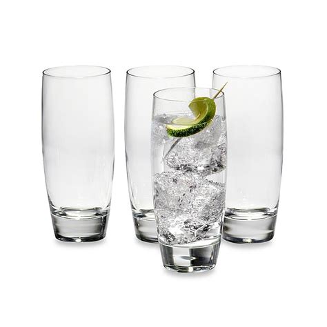 Luigi Bormioli Michelangelo Masterpiece Sparks Beverage Glasses Set Of 4