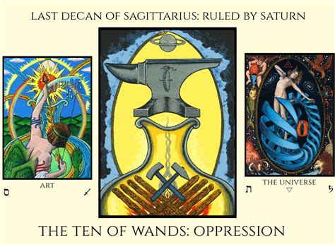 The Colores Arcus Editionsagittarius Decans Tabula Mundi Tarot
