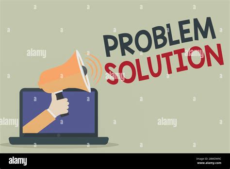 Text Sign Showing Problem Solution Business Photo Showcasing Solving Consists Of Using Generic