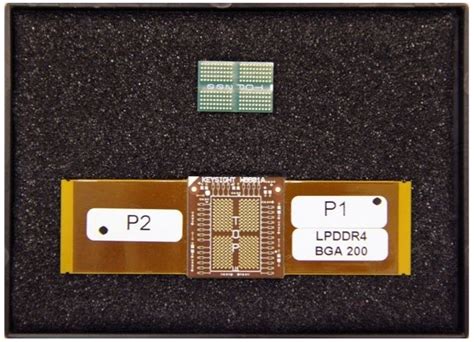 W6601a Bga Interposer Lpddr4 200 Ball 2 Wing For Logic Analyzer