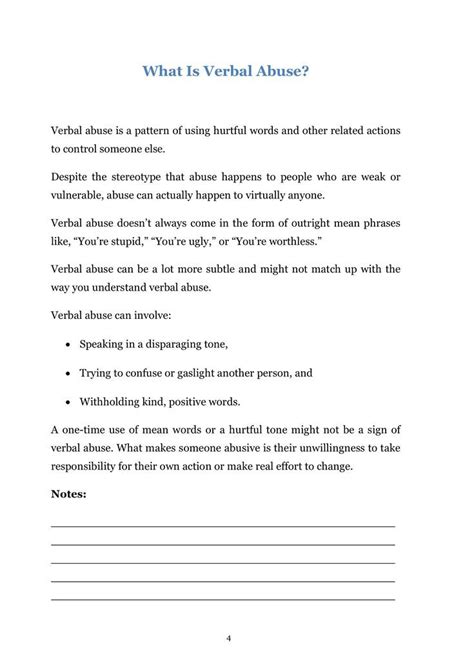 Toxic Relationships Worksheets Artofit