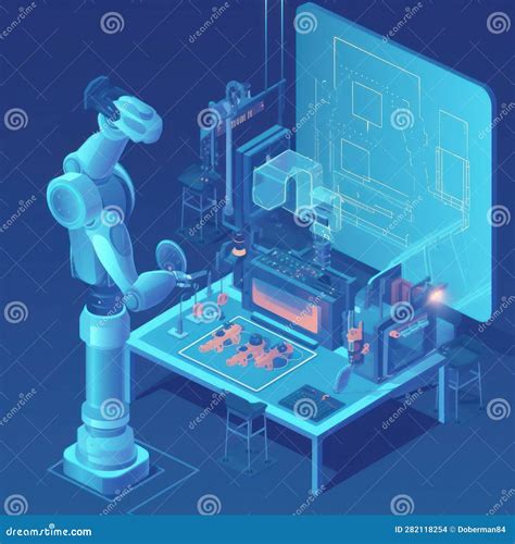 project of a futuristic automation control laboratory complete