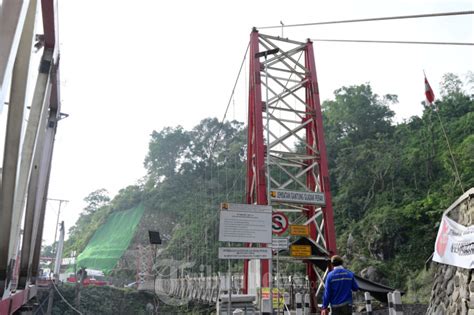 Jembatan Gantung Gladak Perak Pasca Erupsi Gunung Semeru Foto TribunNews