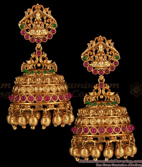 Grand Bridal Wear Original Antique Big Jimiki Earrings Er2727