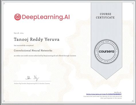 deeplearning computervision cnn andrewng ai machinelearning… tanooj reddy