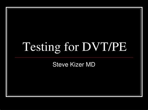 Ppt Testing For Dvtpe Powerpoint Presentation Free Download Id