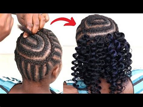 Easy Curly Crochet Braid Hairstyle Using Braid Extension YouTube