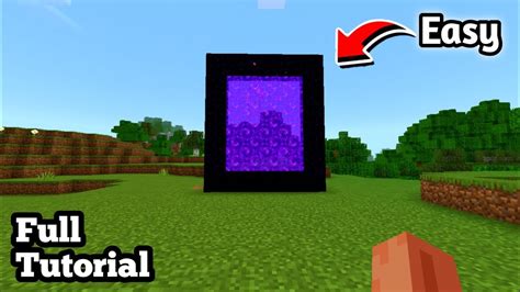 How To Build A Nether Portal In Minecraft Minecraft Nether Portal