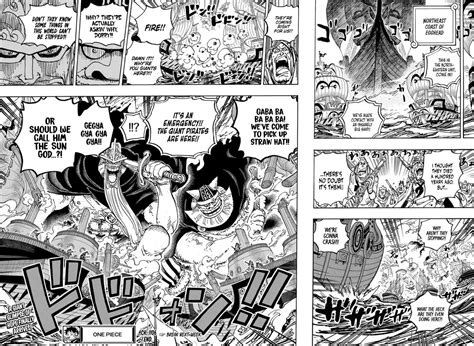 One Piece Chapter 1106 Dorry Dan Brogy Menjemput Sun God Nika