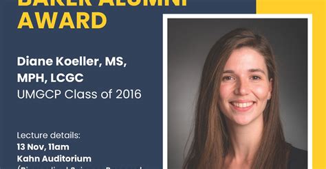 2023 Recipient Of Diane Baker Alumni Award Diane Koeller University Of Michigan Medical School