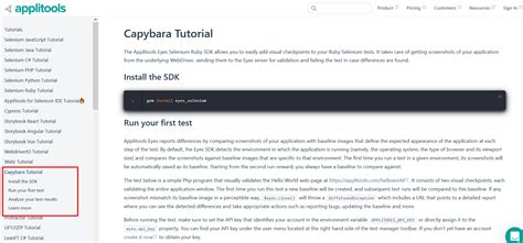 Chapter Visual Testing Applitools Capybara