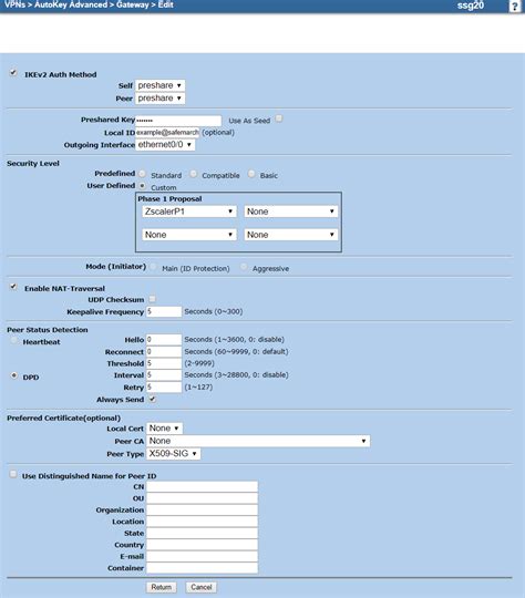 Ipsec Vpn Configuration Guide For Juniper Ssg 20 Zscaler