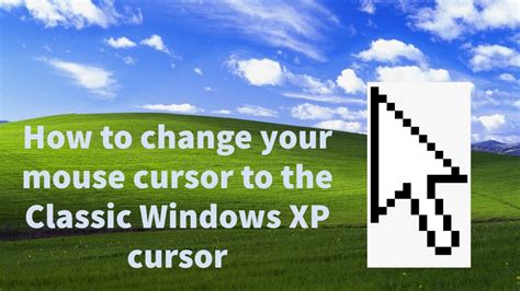 How To Change Your Mouse Cursor To The Classic Windows Xp Cursor In