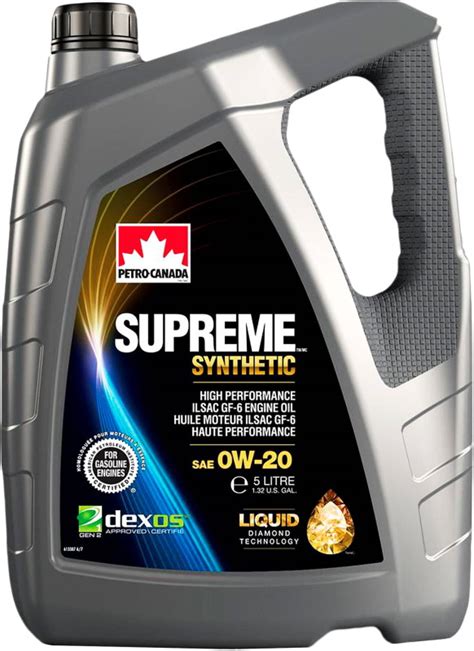 Petro-Canada Supreme Synthetic 0W-20 5 L - buy engine Oil: prices ...