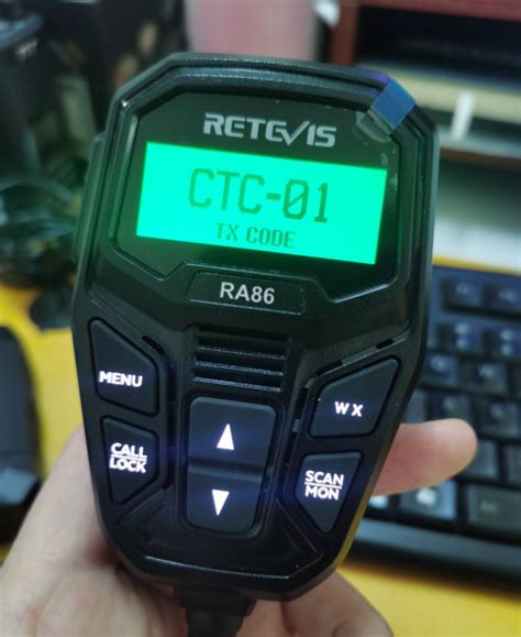 The Ctcss Dcs Setting On Retevis Ra86 Gmrs Mobile Radio