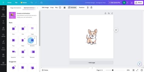 How To Add An Animation To My Design In Canva