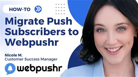 How To Transfer Push Subscribers To Webpushr Youtube