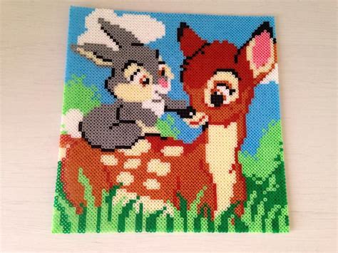 Bambi And Thumper Hama Perler Beads By Sasha Nielsen Perler Bead