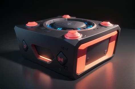 Game Console Console Device 3d Rendering Model Handheld Entertainment
