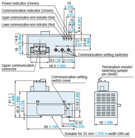 Communication Unit For Digital Displacement Sensors Sc Hg1 Panasonic