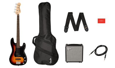 Squier 0372980000 Affinity Series Precision Bass PJ Pack Laurel