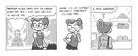 Hypnohub Brown Hair Comic Dialogue Glasses Greyscale Hair Buns
