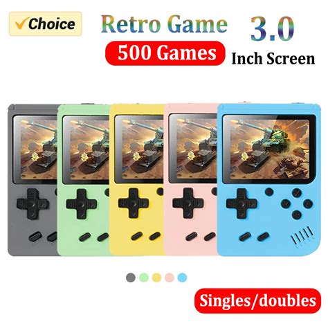 Retro Portable Mini Handheld Video Game Console 8 Bit 3 0 Inch Color