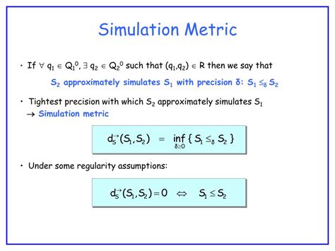 Ppt Approximation Metrics For Discrete And Continuous Systems Powerpoint Presentation Id4203691