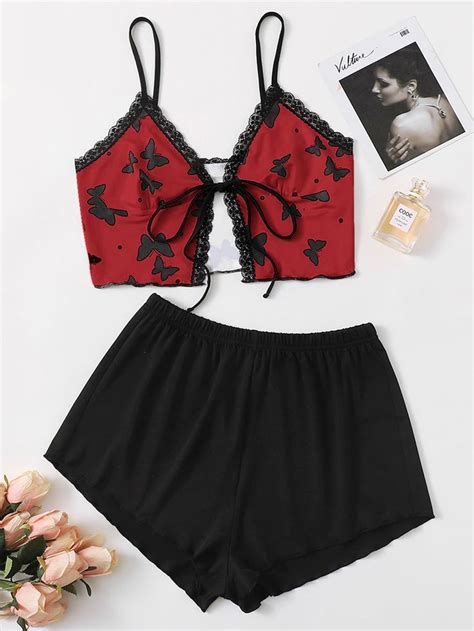 Lace Cami Top Cami Tops Satin Sleepwear Nightwear Pretty Outfits