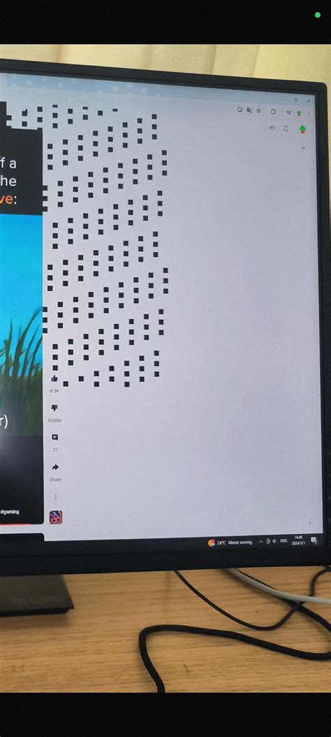 weird squares on my pc r pcbuild