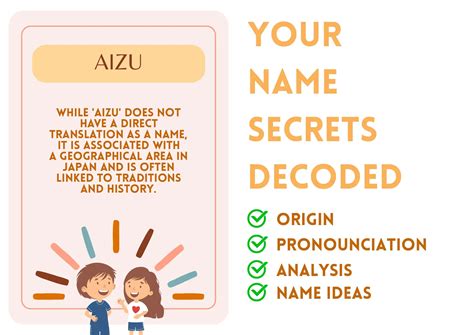 Aizu Name Meaning And Pronunciation