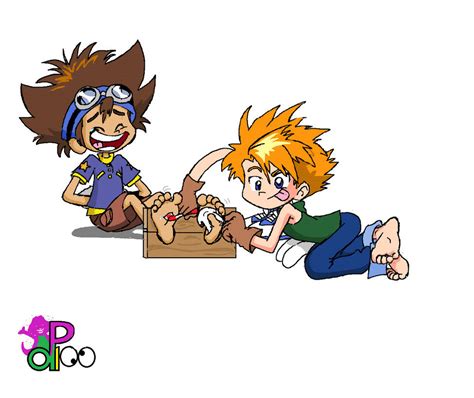 Digimon Tickle Revenge By Purpledino100 On Deviantart