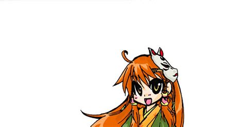 女の子 狐面の女の子 紋のイラスト Pixiv