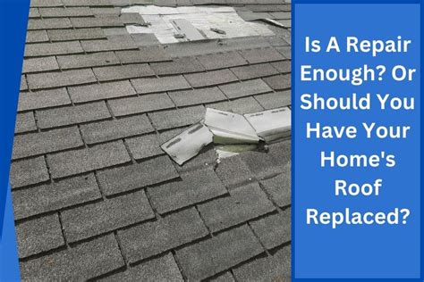 Should You Repair Or Replace Your Homes Roof 8 Signs To Consider