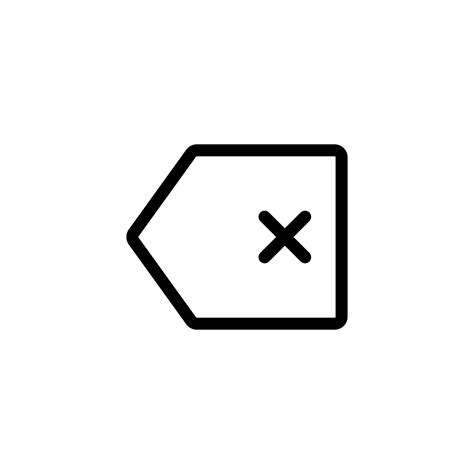 Backspace Icon Delete Symbol 47883012 Vector Art At Vecteezy